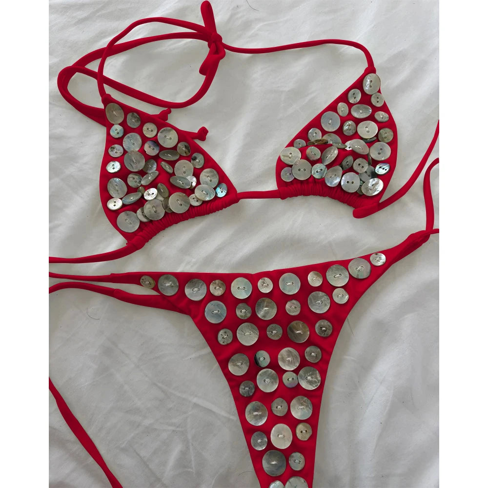 Push Up Bikinis Women Swimsuit Swimwear Female Micro Bikini Set Biquin ...